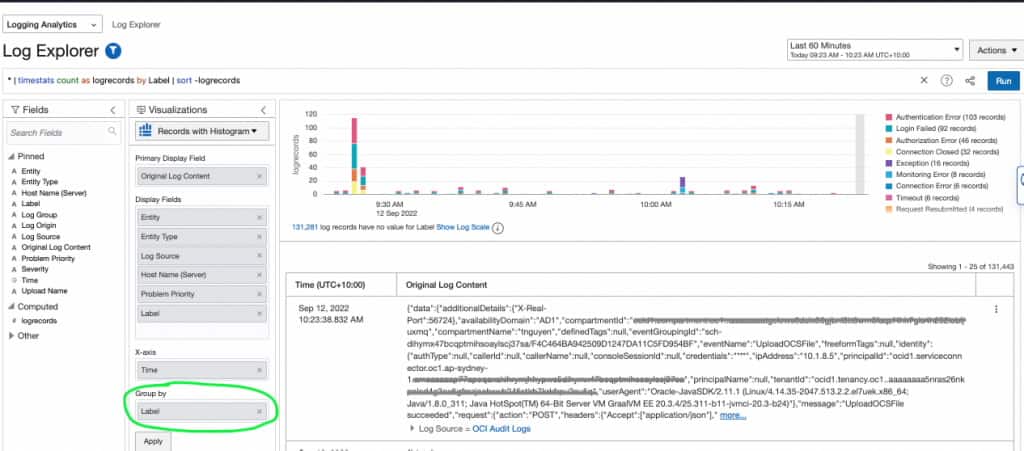 Getting Started With Oci Logging Analytics Dashboards