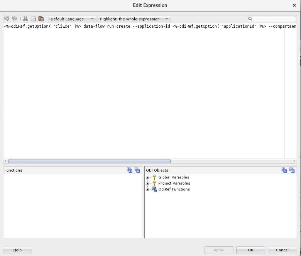 Create Run And Schedule Oci Dataflow Application From Odi Marketplace
