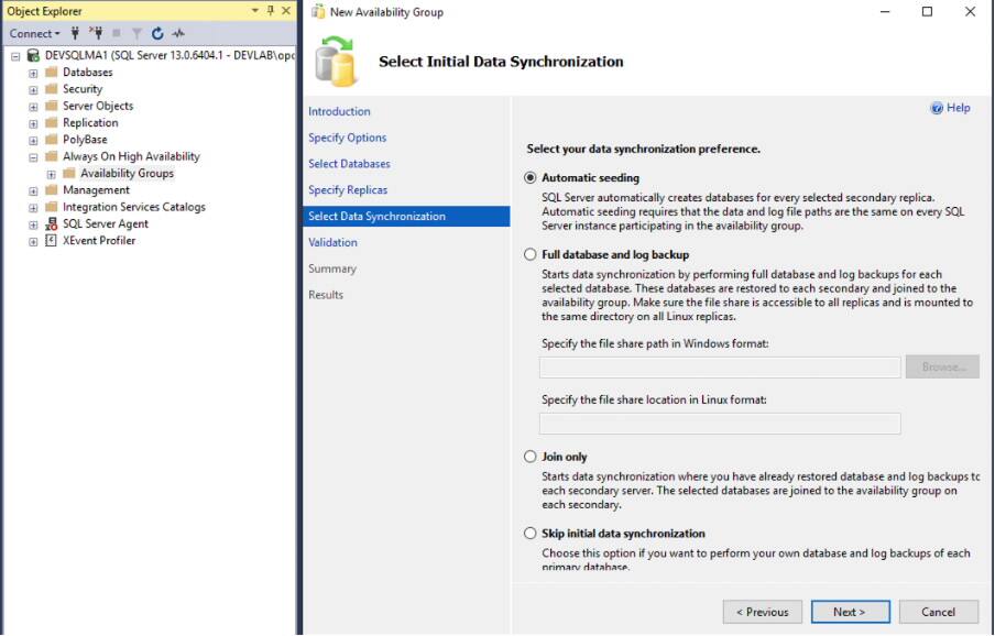 SQL Server Always On availability groups on Oracle Cloud Infrastructure