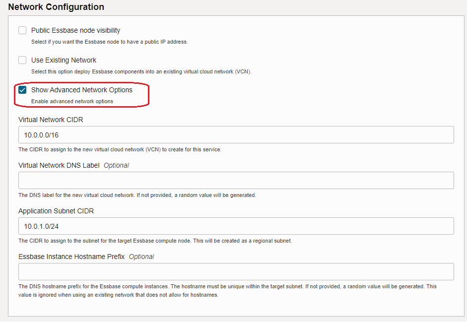 Reference Oci Networking Architecture Oracle Essbase