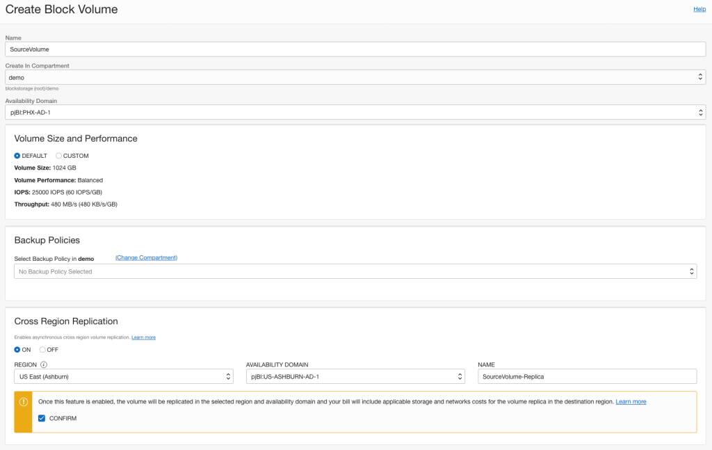 Cross-region block storage volume replication!