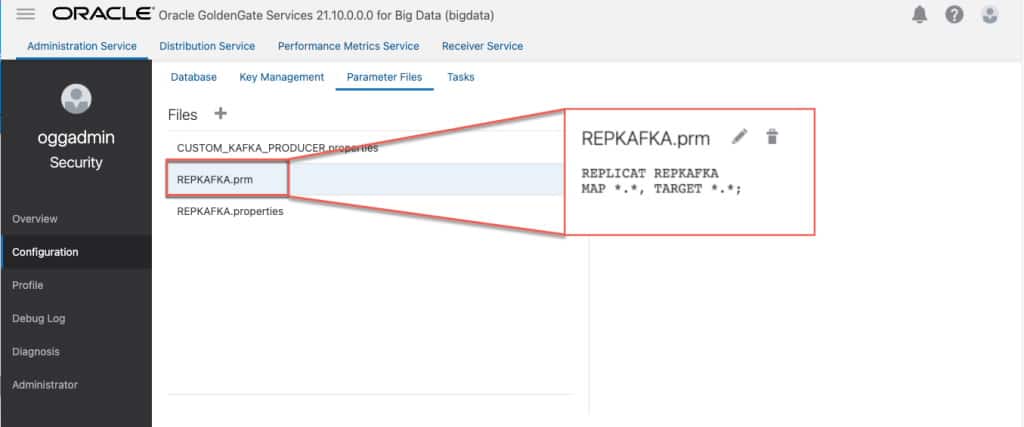 GoldenGate REST API's Call to replicate the data to Oracle Cloud Infrastructure (OCI) Streaming ...
