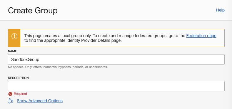 Prep your Oracle Cloud tenancy for using SDKs