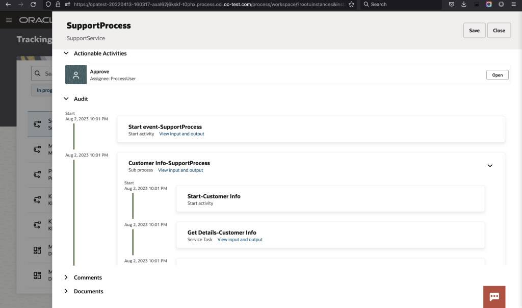 OCI Process Automation 23.08の新機能