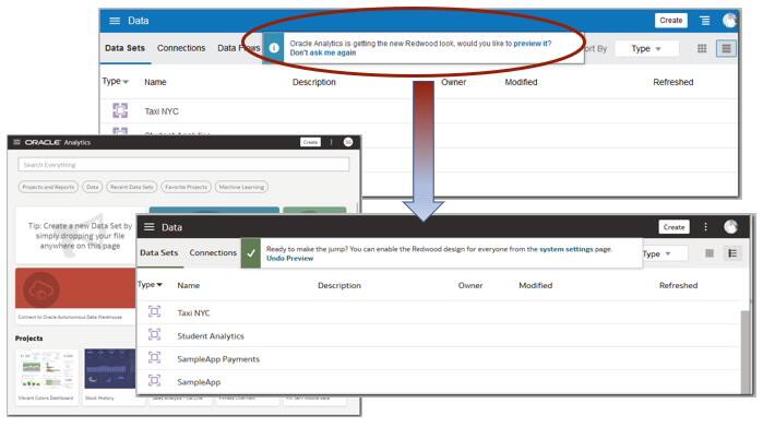 Explore New Features in Oracle Analytics Cloud Release 6.1