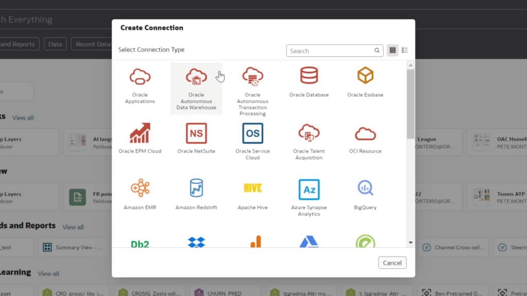 Calculate Distances Between Point Geometries in Database through OAC Dataset Definition