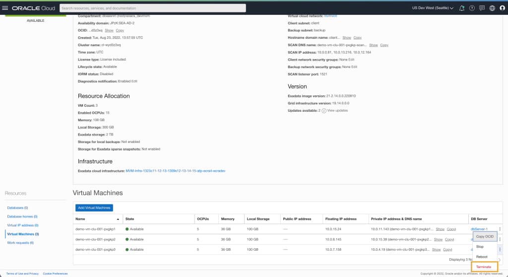 Multiple Vm Cluster Support And Vm Cluster Node Subsetting Now Available