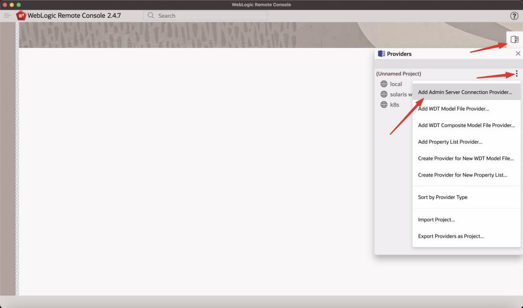 WebLogic Remote Consoleの確認 (オープン・ソースのWebLogic Admin Console)