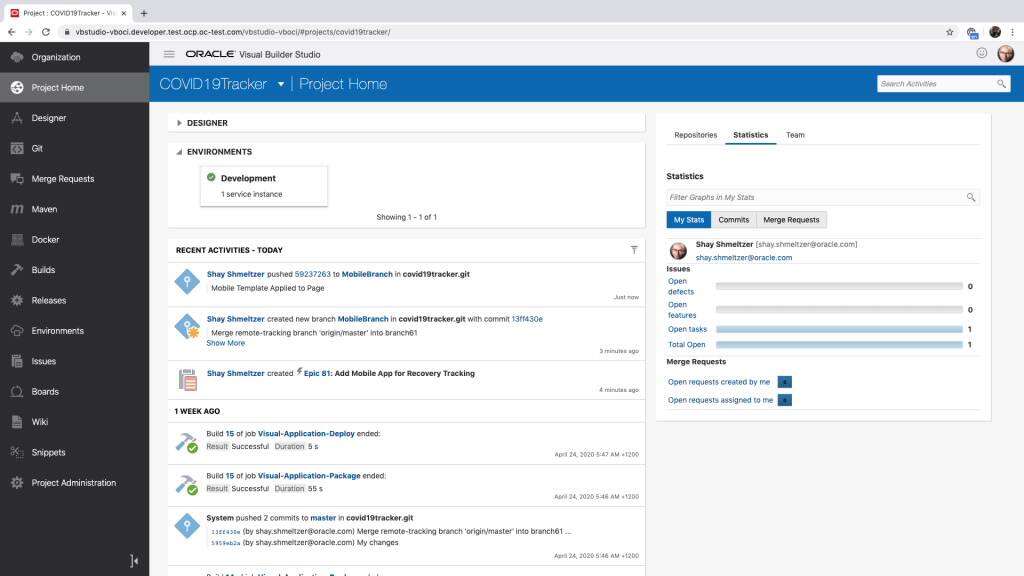 Announcing Oracle Visual Builder Platform