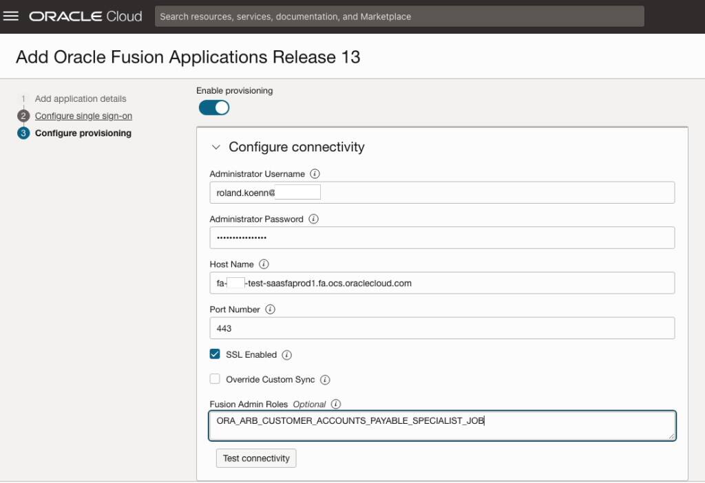 Securing Oracle Fusion Bill Management with IAM Domains