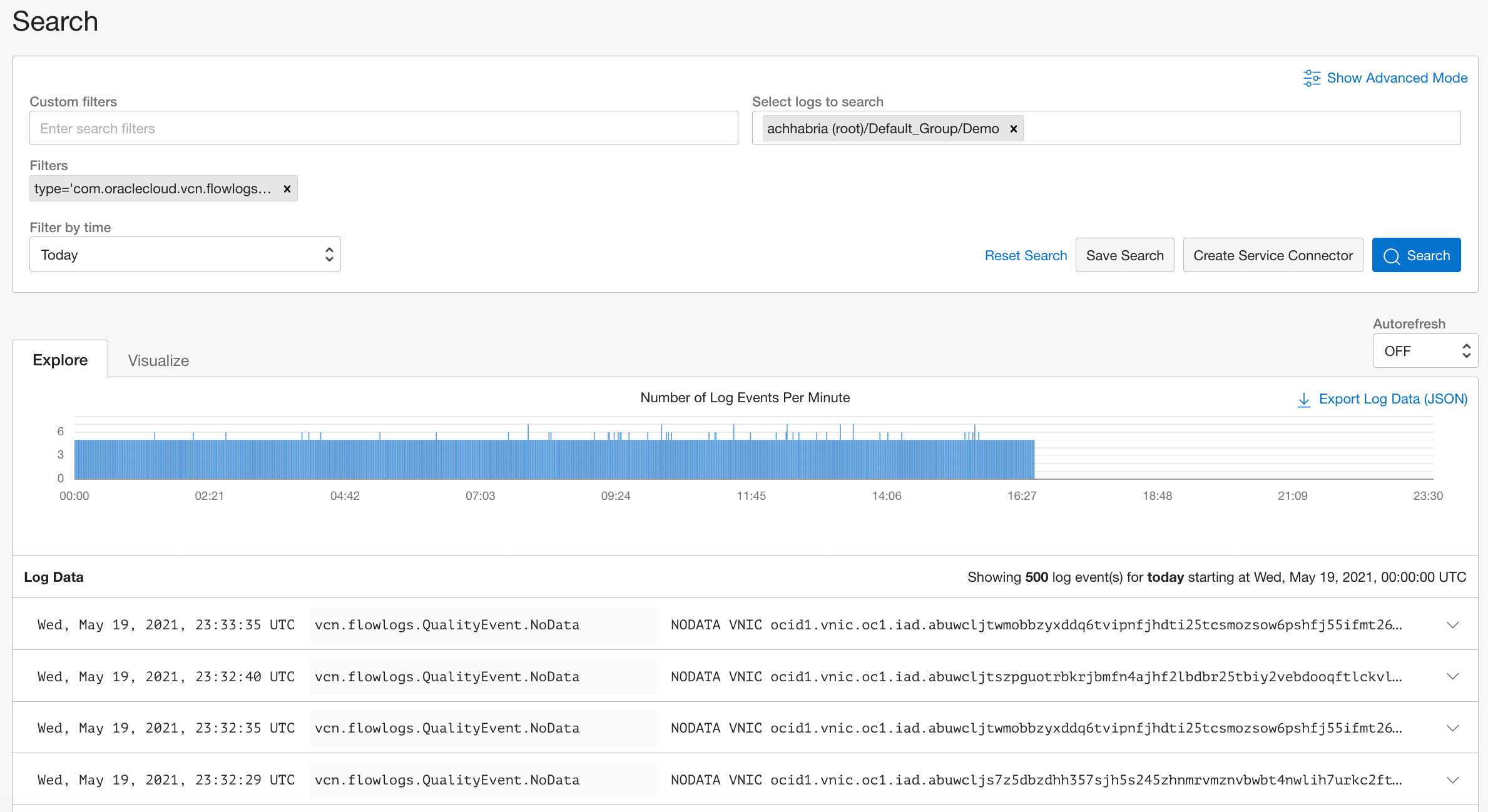 Working with Flow Logs