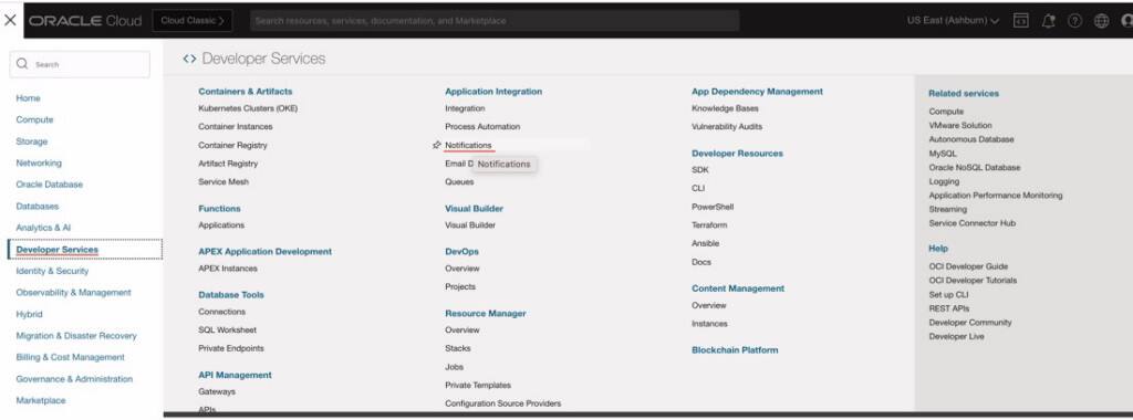 Enabling The Notification Feature For Oci Speech Service