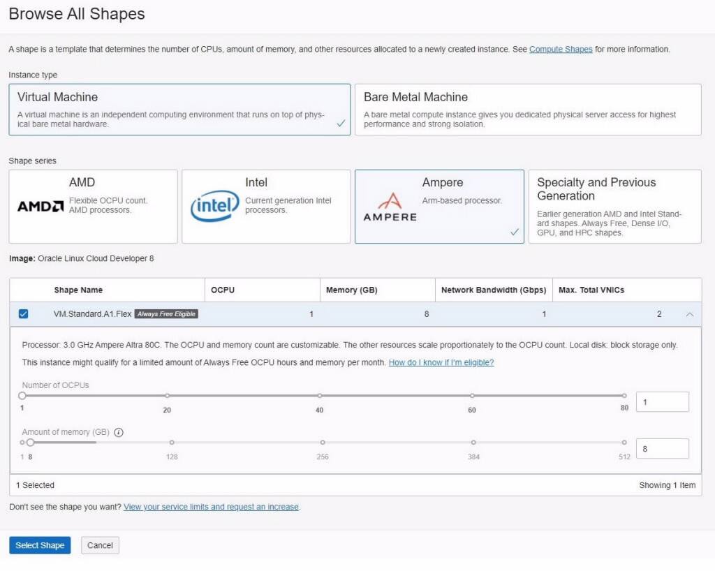 Start developing Arm-based applications quickly using the Oracle Linux Cloud Developer image