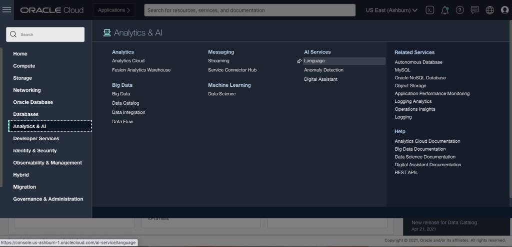 Announcing Oracle Cloud Infrastructure Language for AI-powered text ...