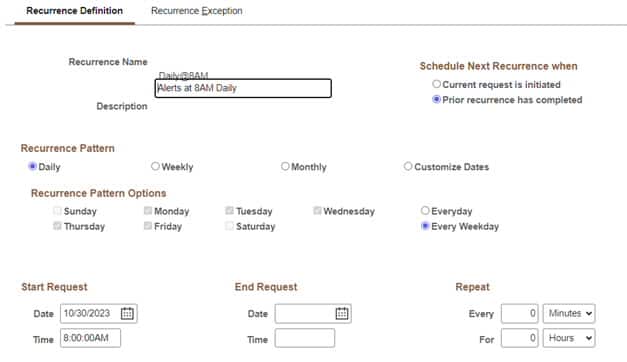 A step-by-step guide to set up alerts for Pending Approvals