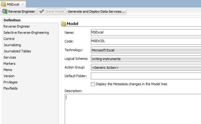 How to load data from Excel using ODI 12.2.1 and Progress DataDirect SequeLink