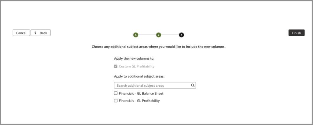Create Custom General Ledger Metrics Based on Hierarchy in Oracle Fusion Analytics