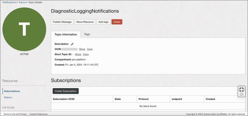 Enabling OCI Notifications for Data Flows in Oracle Analytics Cloud