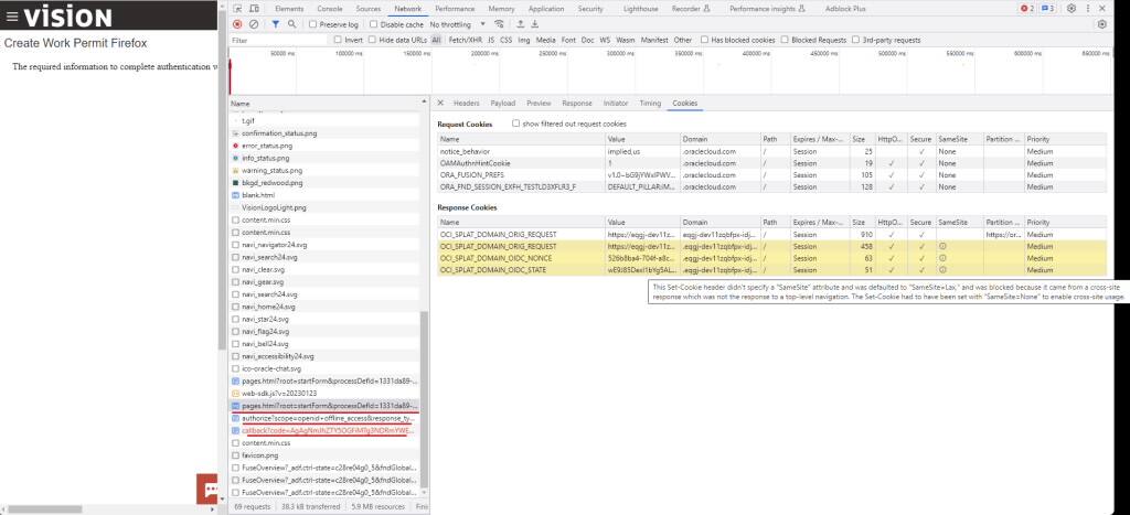 Understanding SSO Behavior in Web Pages Embedded Fusion Application in a Hybrid Environment