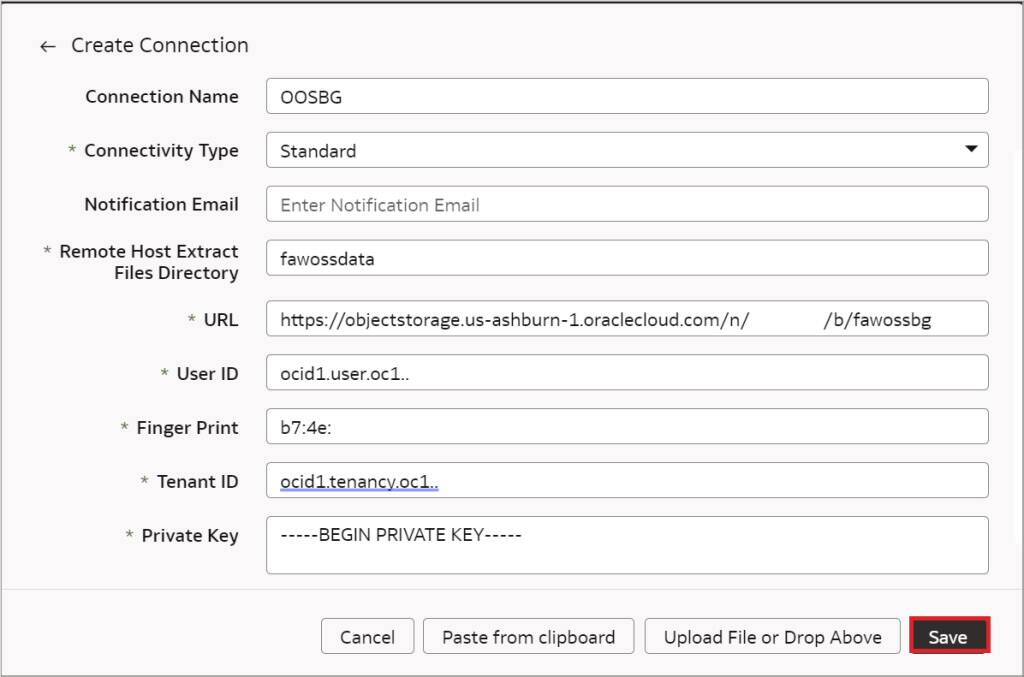 Loading Data From Oracle Object Storage Into Oracle Fusion Analytics