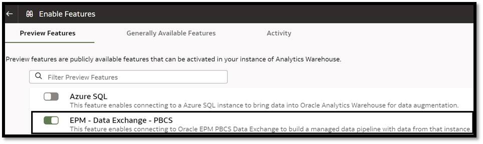 Load Data From Oracle Enterprise Planning And Budgeting Cloud Service Epbcs Into Oracle Fusion 