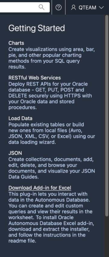 Using the Excel Add-in to Query Autonomous Database