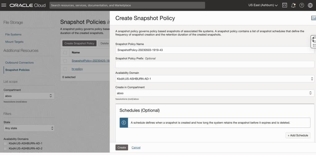Announcing OCI File Storage policy-based snapshots Announcing OCI File Storage policy-based snapshots