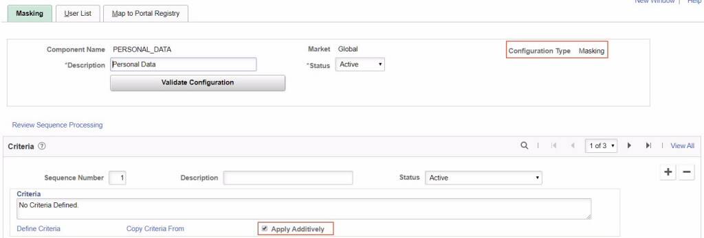 Configure Data Masking Using Page and Field Configurator