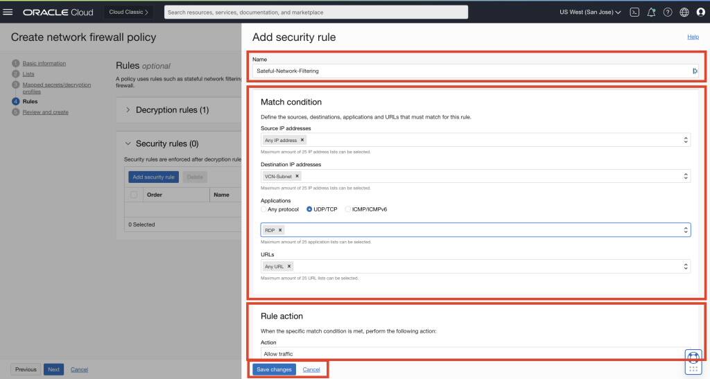 Defense In Depth Layering Using Oci Network Firewall
