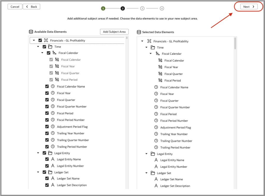 Create Custom General Ledger Metrics Based on Hierarchy in Oracle Fusion Analytics