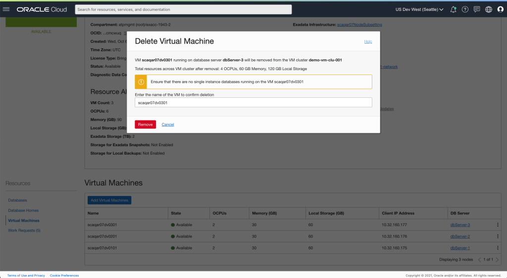Vm Cluster Node Subsetting Now Available On Gen2 Exadata Cloud Customer