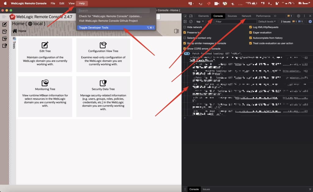 WebLogic Remote Consoleの確認 (オープン・ソースのWebLogic Admin Console)