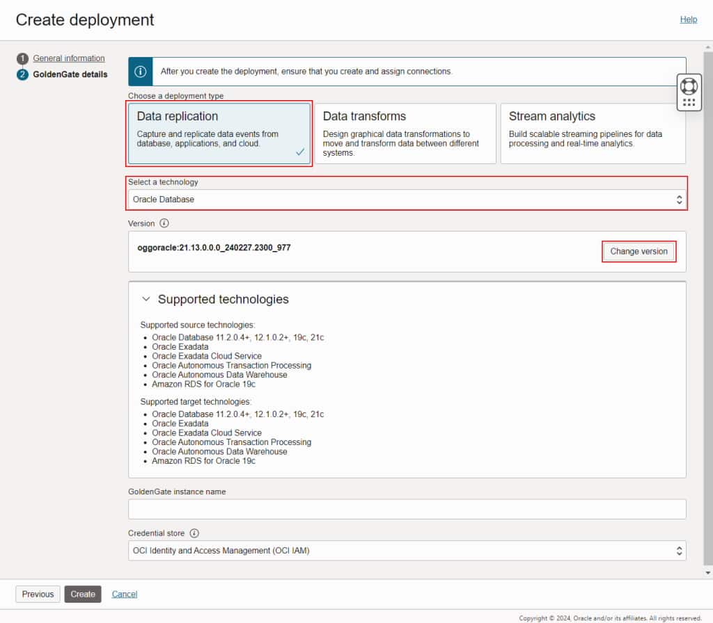GoldenGate 23aiがOCI GoldenGateで利用可能に
