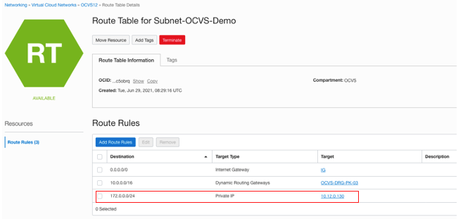Connect from Oracle Cloud VMware Solution virtual machine to Oracle ...