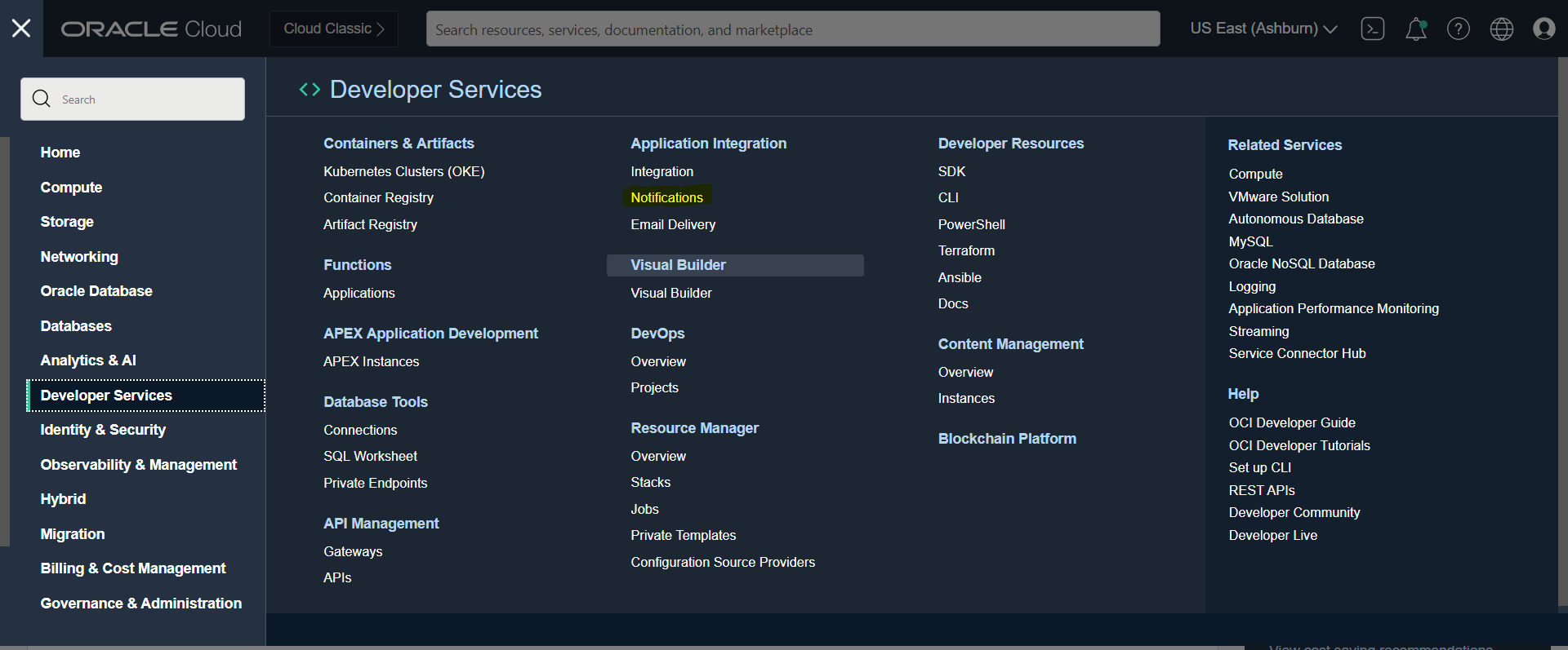 Configuring Oci Events And Notification Services For Oci Data Integration Oci Di