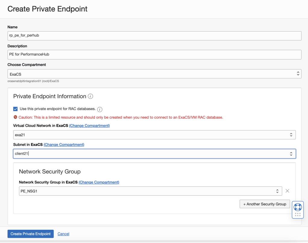 Steps To Enable Exadata Cloud Service Monitoring Using Oci Performance Hub