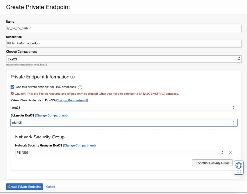 Steps To Enable Exadata Cloud Service Monitoring Using Oci Performance Hub