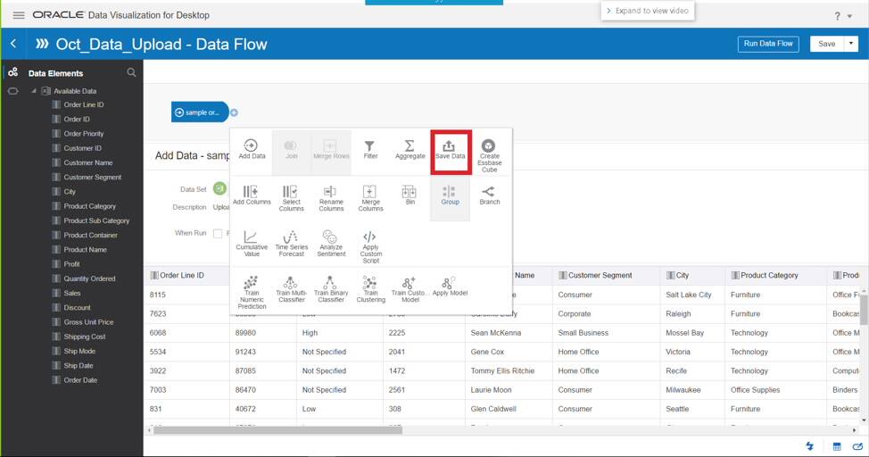 Loading Data into Autonomous Data Warehouse Using Oracle Data Visualization Desktop
