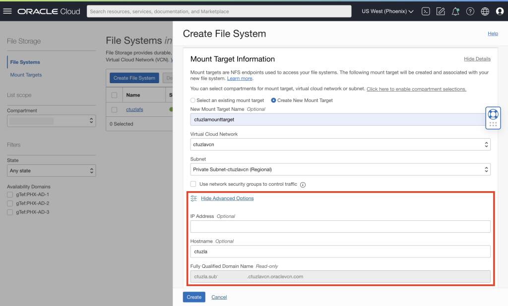 How to Attach a File System to your Autonomous Database