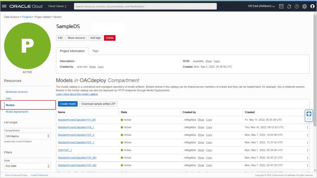 Multiple Output Columns in Data Science Models for Oracle Analytics Cloud