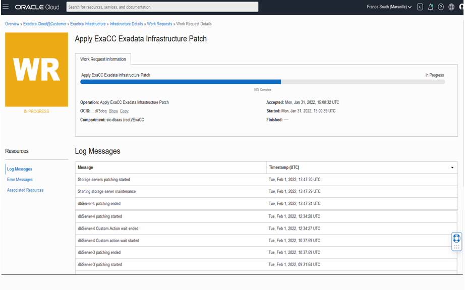 Enhanced Infrastructure Maintenance Controls For Oracle Exadata