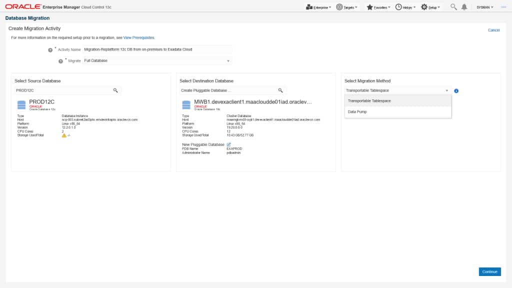 Re Platform Databases To Oracle Exadata Database Machine Or Oracle