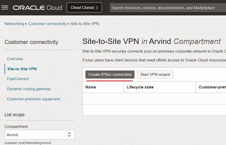 Setting Up Site-to-Site VPN Connectivity from OCI to Azure Virtual WAN