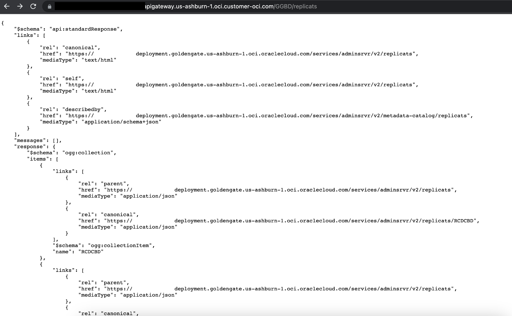 OCI API Gateway for OCI GoldenGate REST APIの構成方法