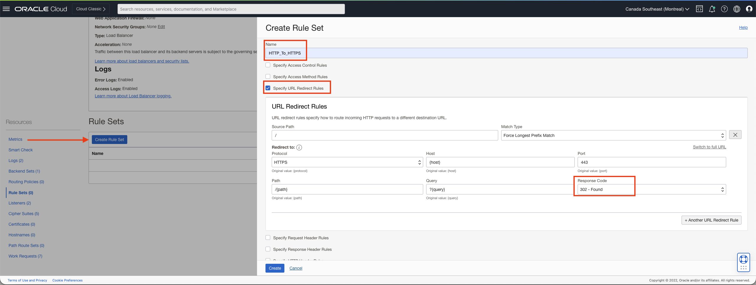 Best Practice: HTTP to HTTPS Redirection with OCI Load Balancer