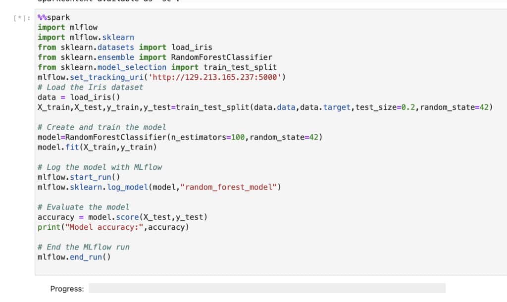 Managing your machine learning lifecycle with MLflow and OCI