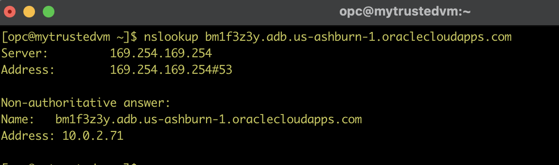 How to configure Oracle Database API for MongoDB for Autonomous Databases with private endpoint