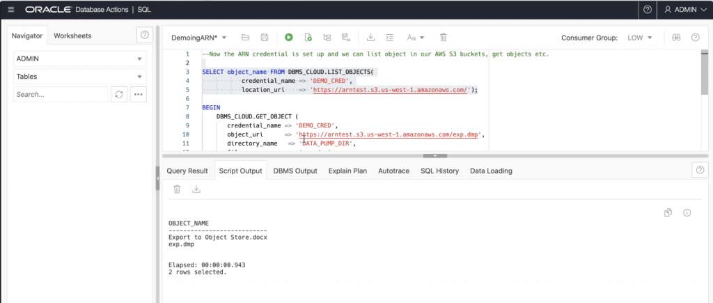 Using role Amazon Resource Names (ARNs) to securely access AWS ...