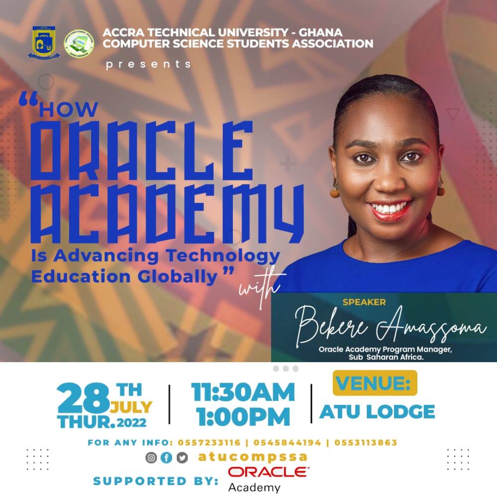 Oracle Academy participates in Accra Technical University Students Week