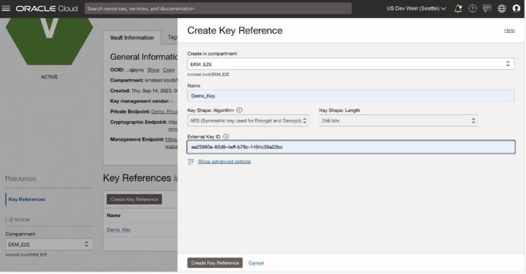Oracle Cloud InfrastructureでのExternal Key Managementサービスの発表